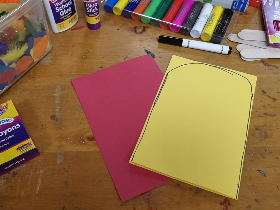 Construction Paper Popsicle