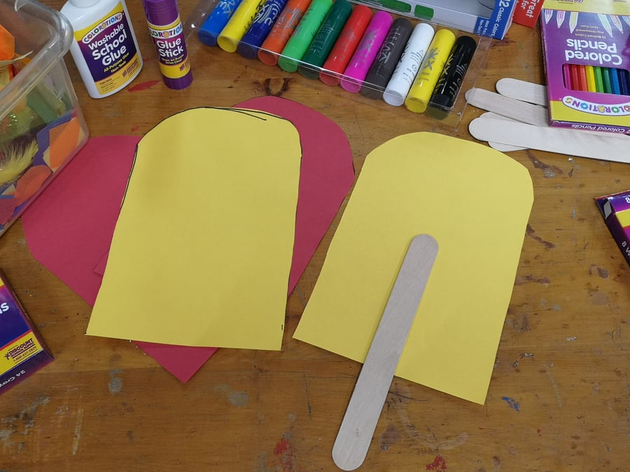 Construction Paper Popsicle
