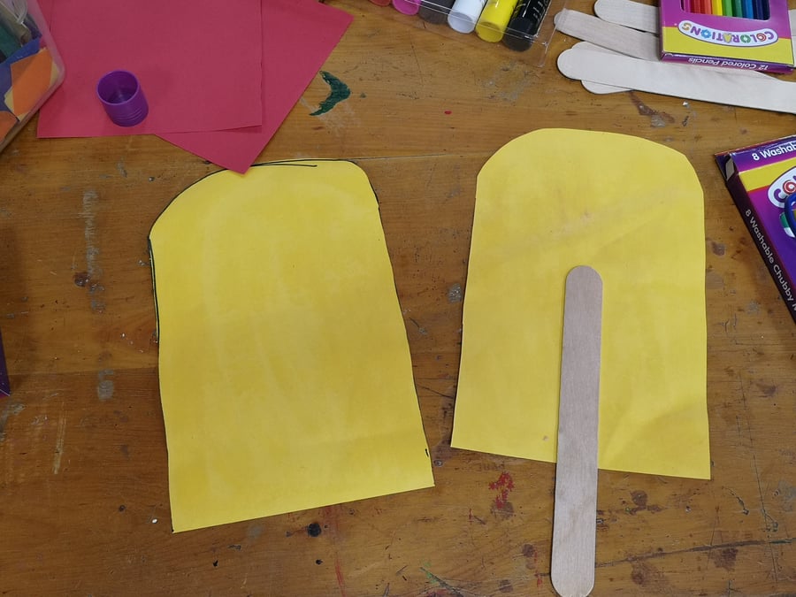 Construction Paper Popsicle