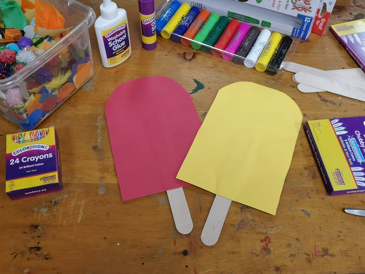 Construction Paper Popsicle