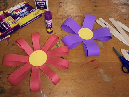 Construction Paper Flowers
